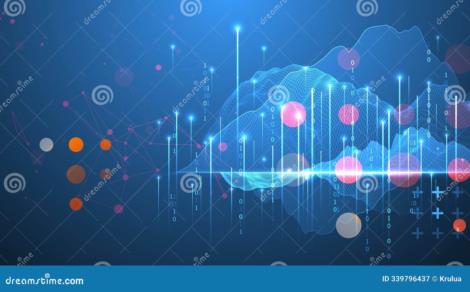 Futuristic 3D Wireframe Website Layout Digital Design Concept Visualization Stock Photography ...