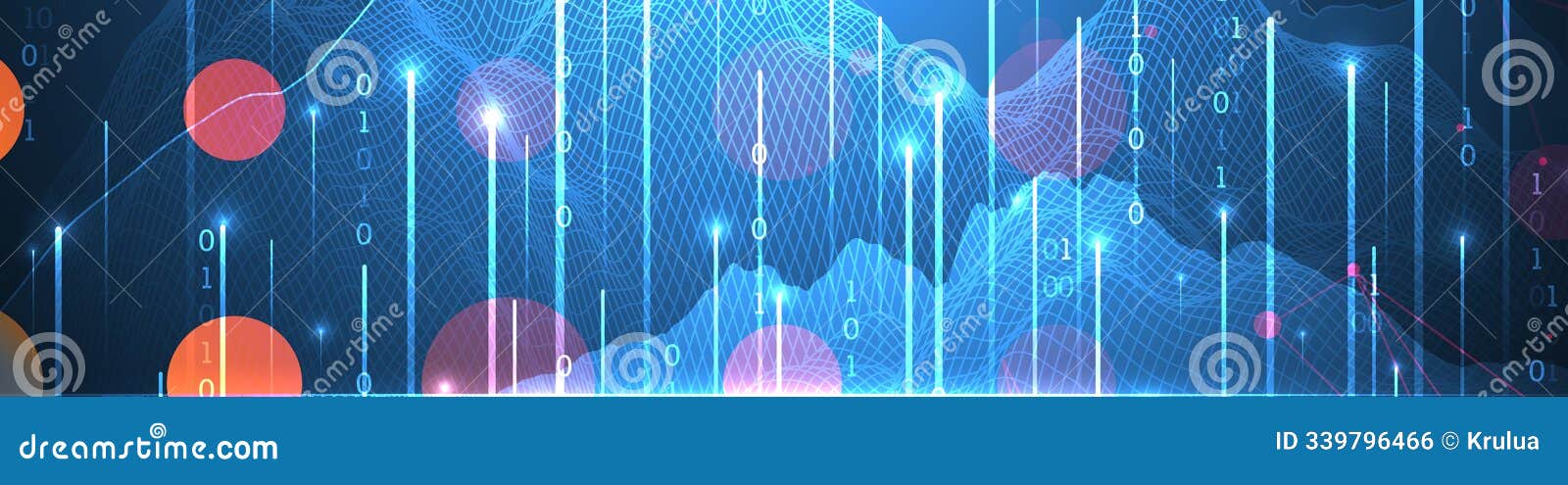 Futuristic 3D Wireframe Website Layout Digital Design Concept Visualization Royalty-Free Stock ...