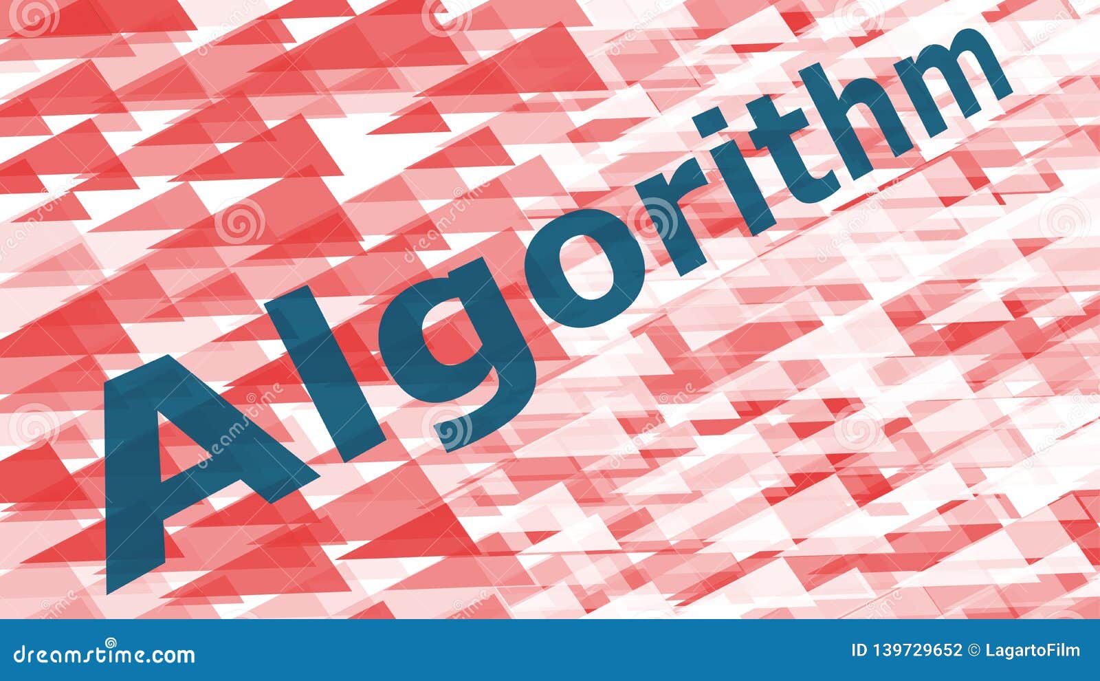 Big Data Algorithm New Software Conception Triangles Vector Background Stock Vector