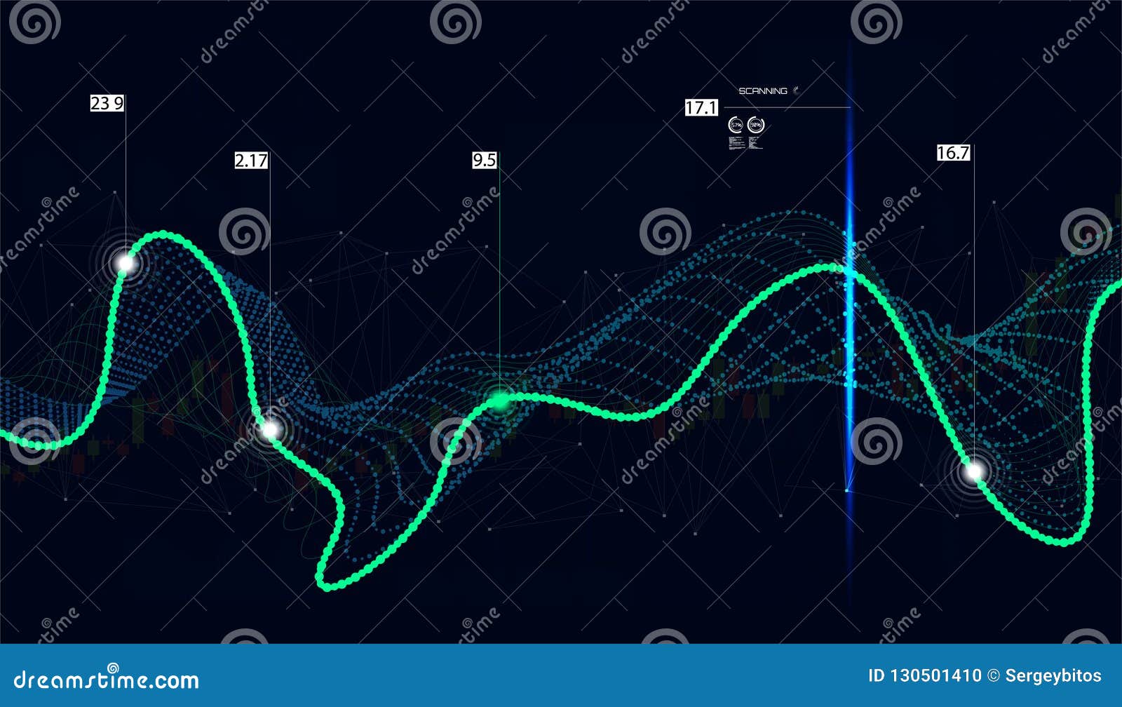 Big data algorithms stock vector. Illustration of communications ...