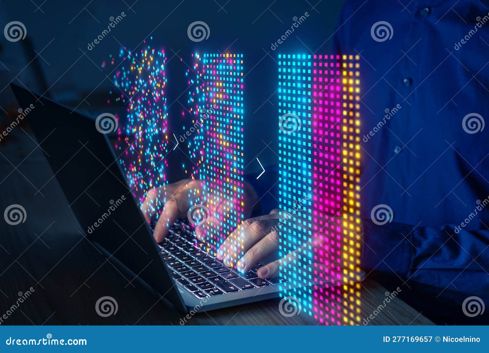 Big Data Analysed With Ai Technology For Business Analytics Getting Insights From Data Mining