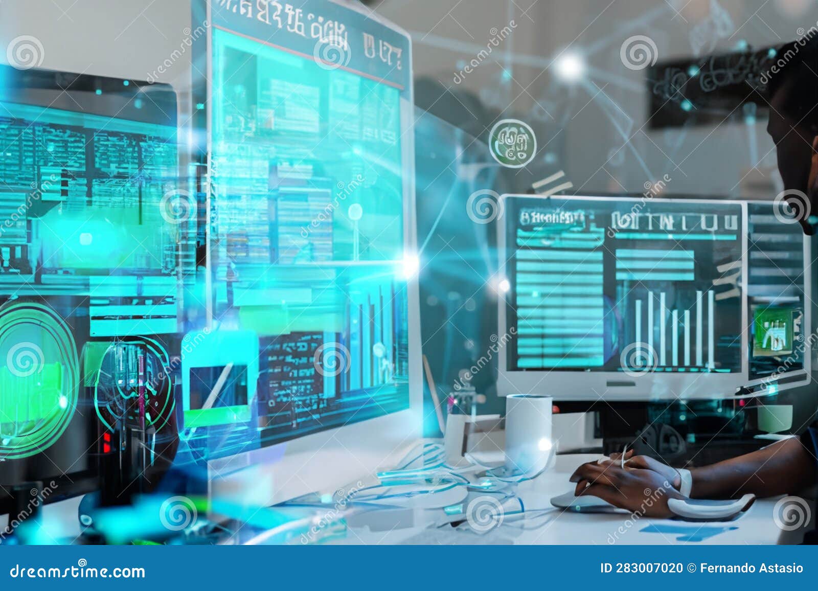 Big Data Analysis with AI Technology for Business Analytics. Virtual ...