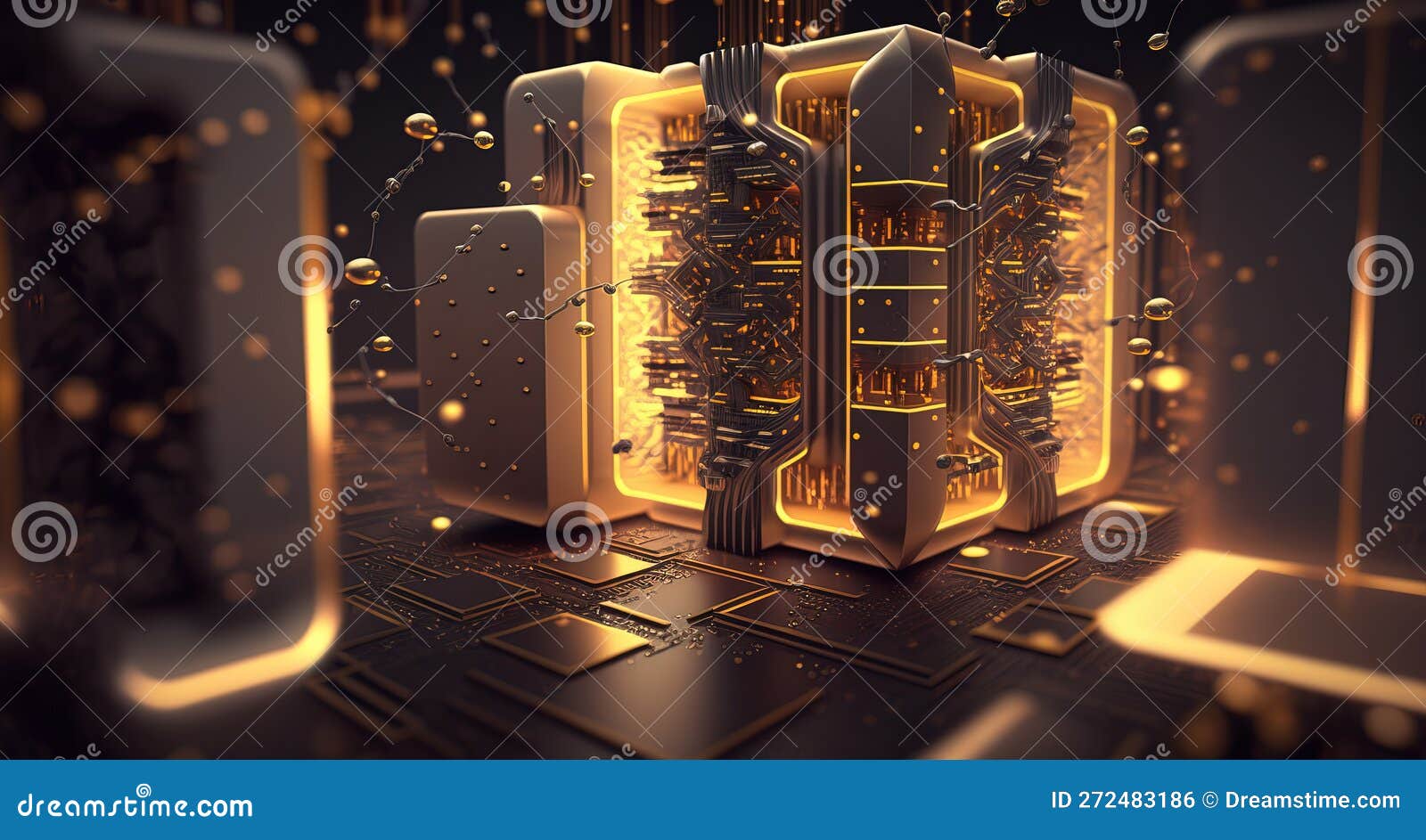 Big Data Analysis Automation and Data-as-a-Service Concept. Generative ...