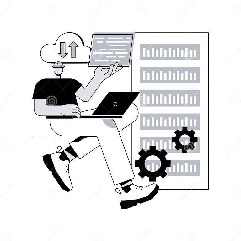 Big Data Analytics Abstract Concept Vector Illustration Stock Vector Illustration Of