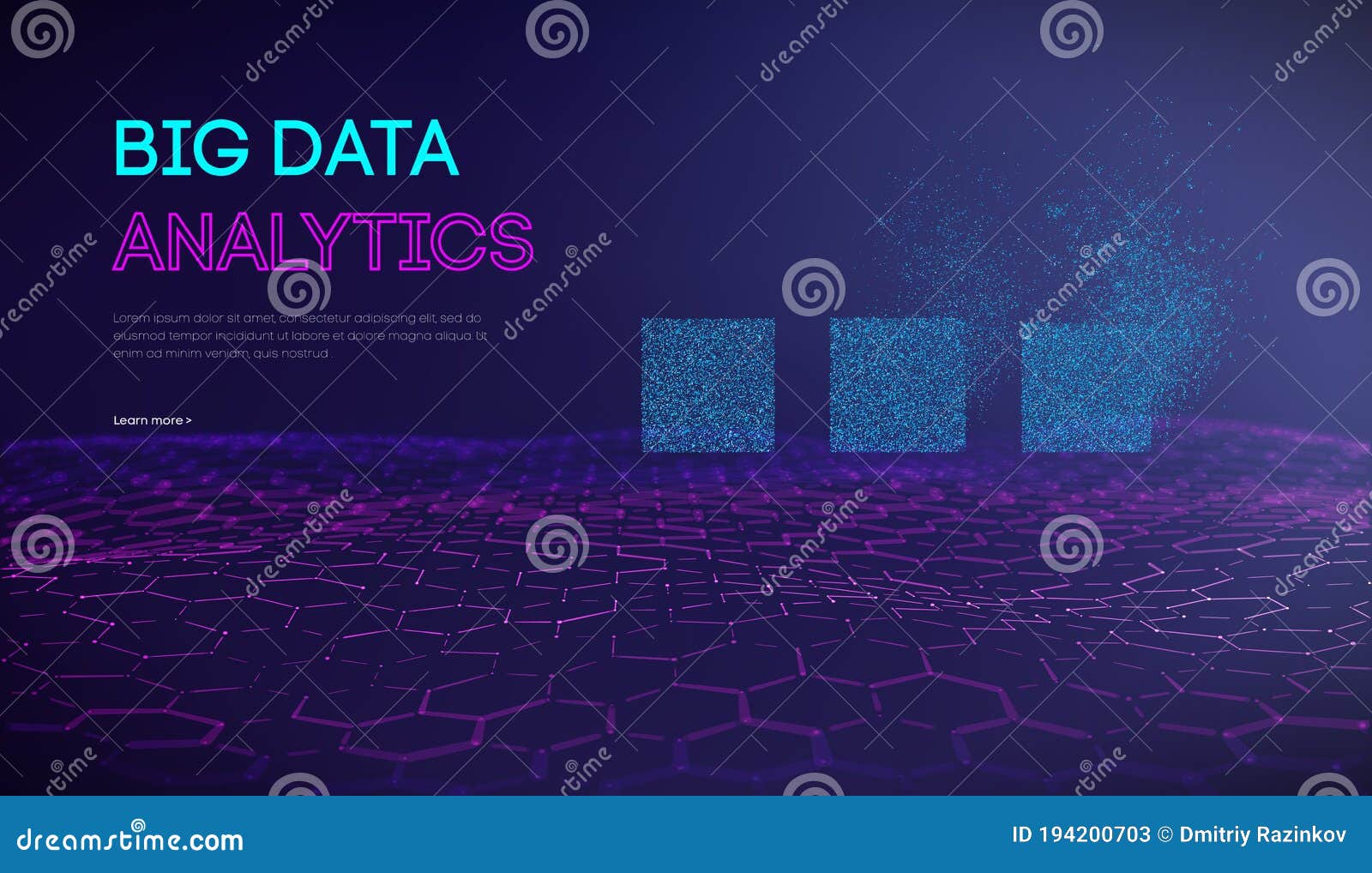 Big Data Analytics Background. Artificial Intelligence Data Symbols ...