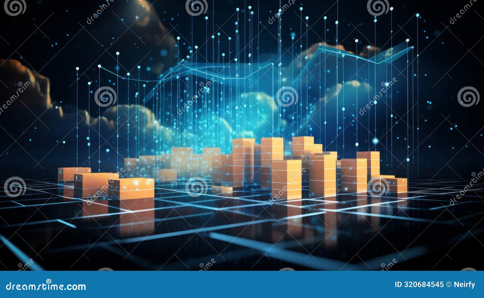 Big Data Analytics and Business Intelligence Concept with Chart and ...