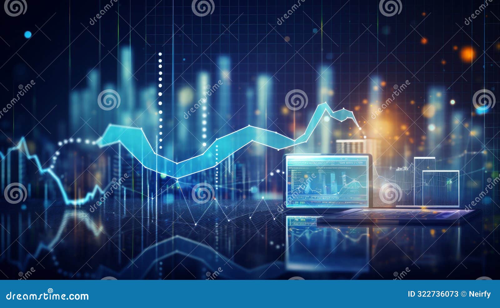 Big Data Analytics and Business Intelligence Concept with Chart and ...