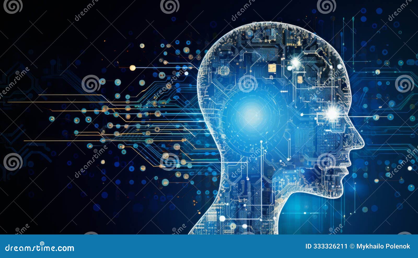 Big Data and Artificial Intelligence Concept. Machine Learning and ...