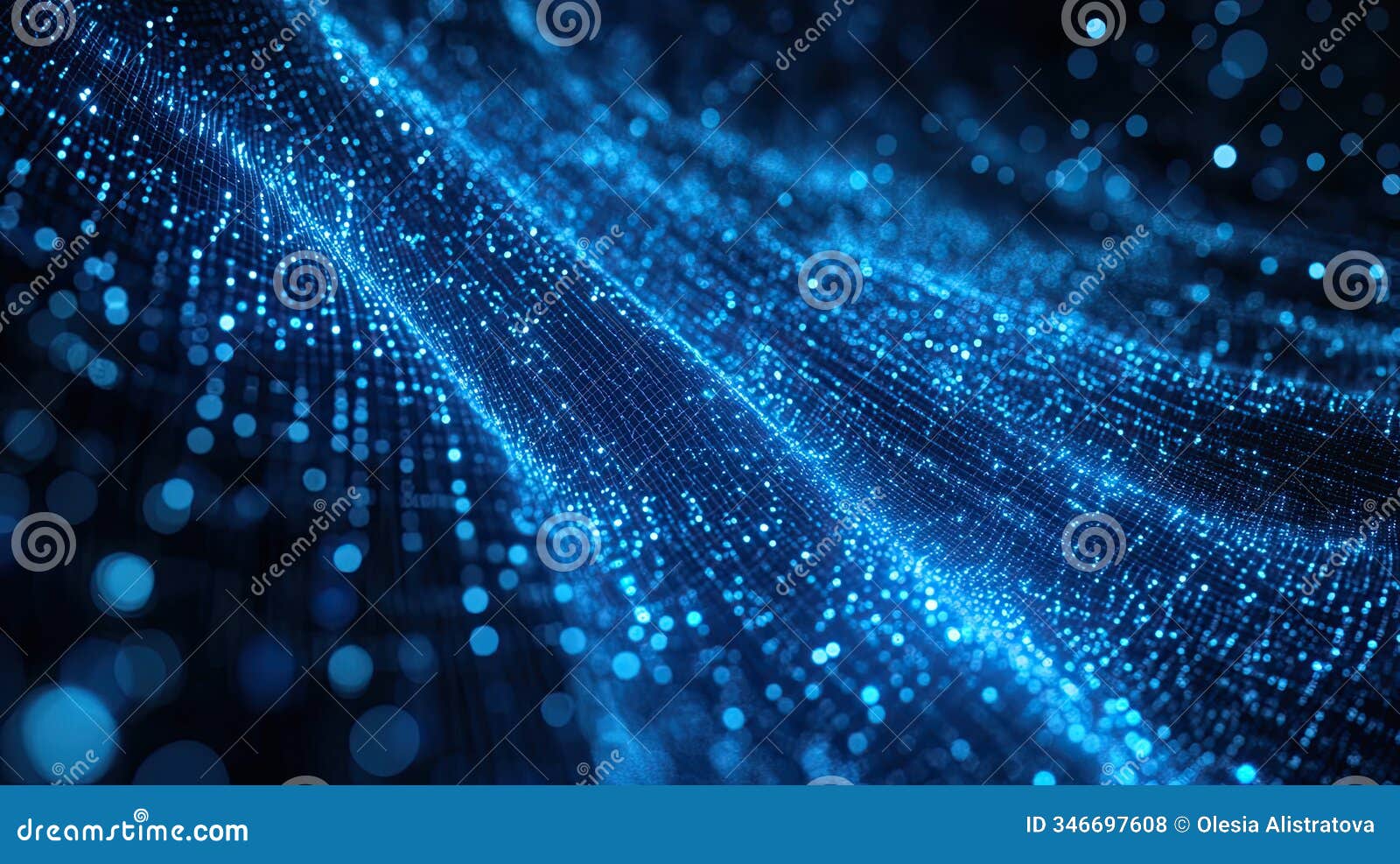 Big Data Artificial Intelligence Machine Learning Neural Network Flow Complex Information ...