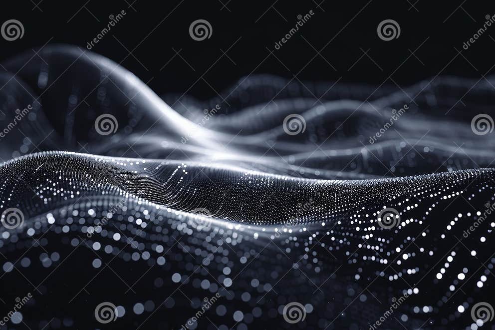 Big Data Background, Abstract Digital Technology Flow Pattern, Big Data ...