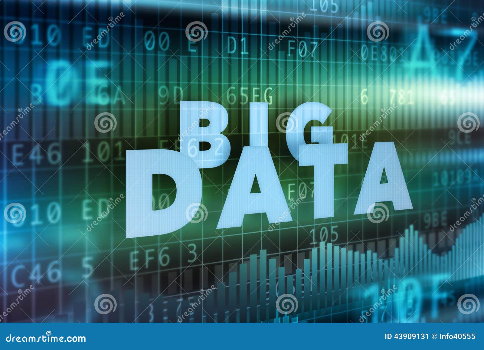 Big data background stock illustration. Illustration of communication ...