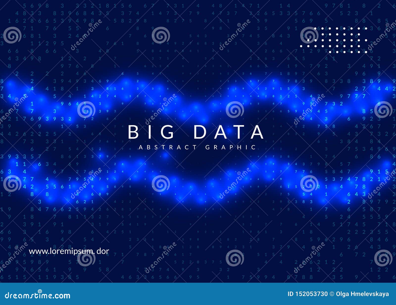 Big Data Background. Technology for Visualization, Artificial in Stock ...