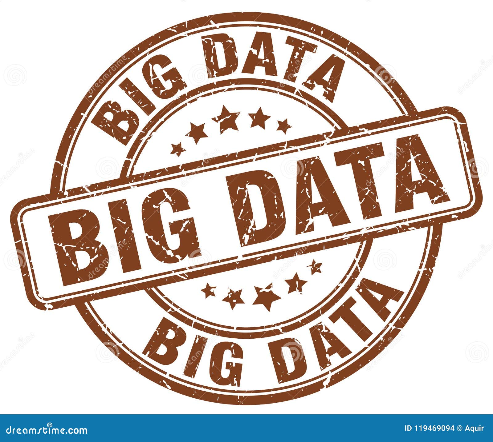 Big data brown stamp stock vector. Illustration of grungy - 119469094