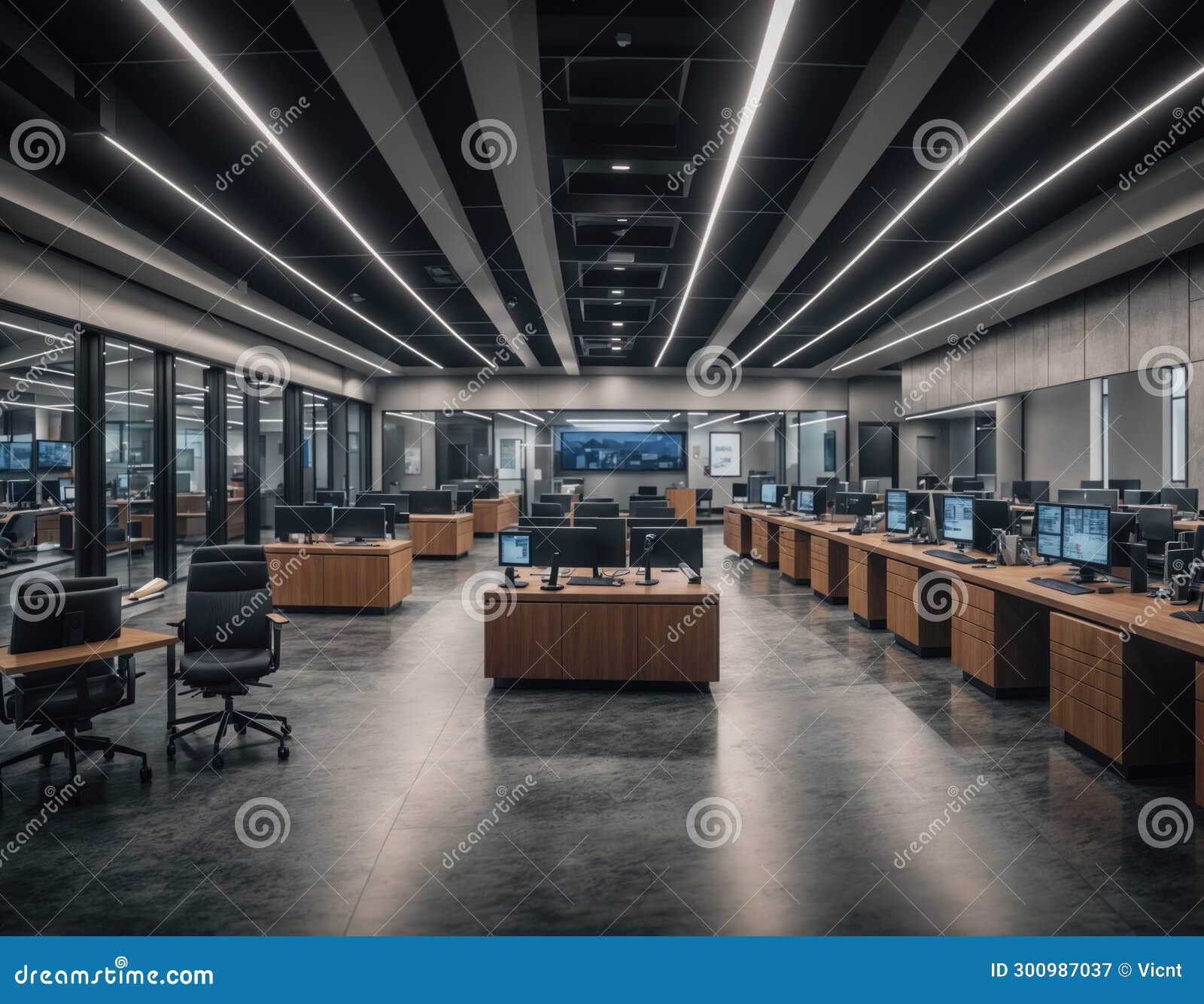 Big Data Center. Ai Generation Stock Image - Image of business, room ...