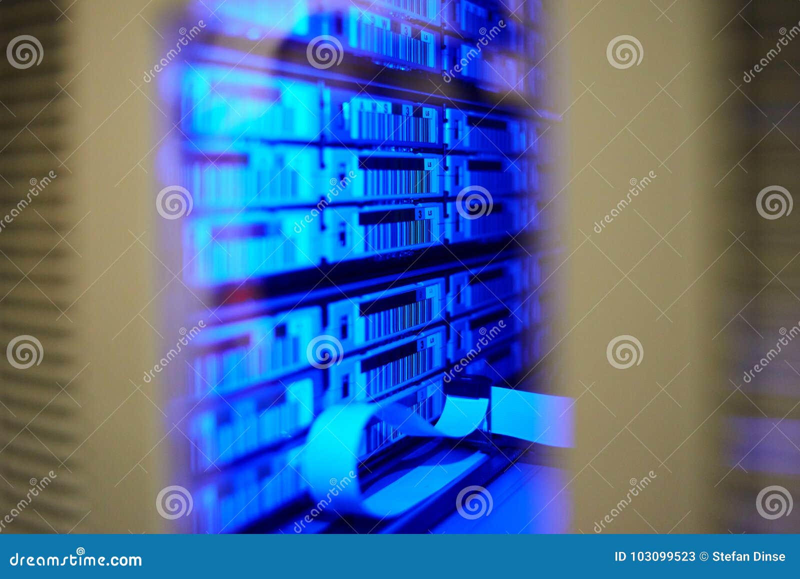 Big data tape library stock image. Image of hard, connect - 103099523