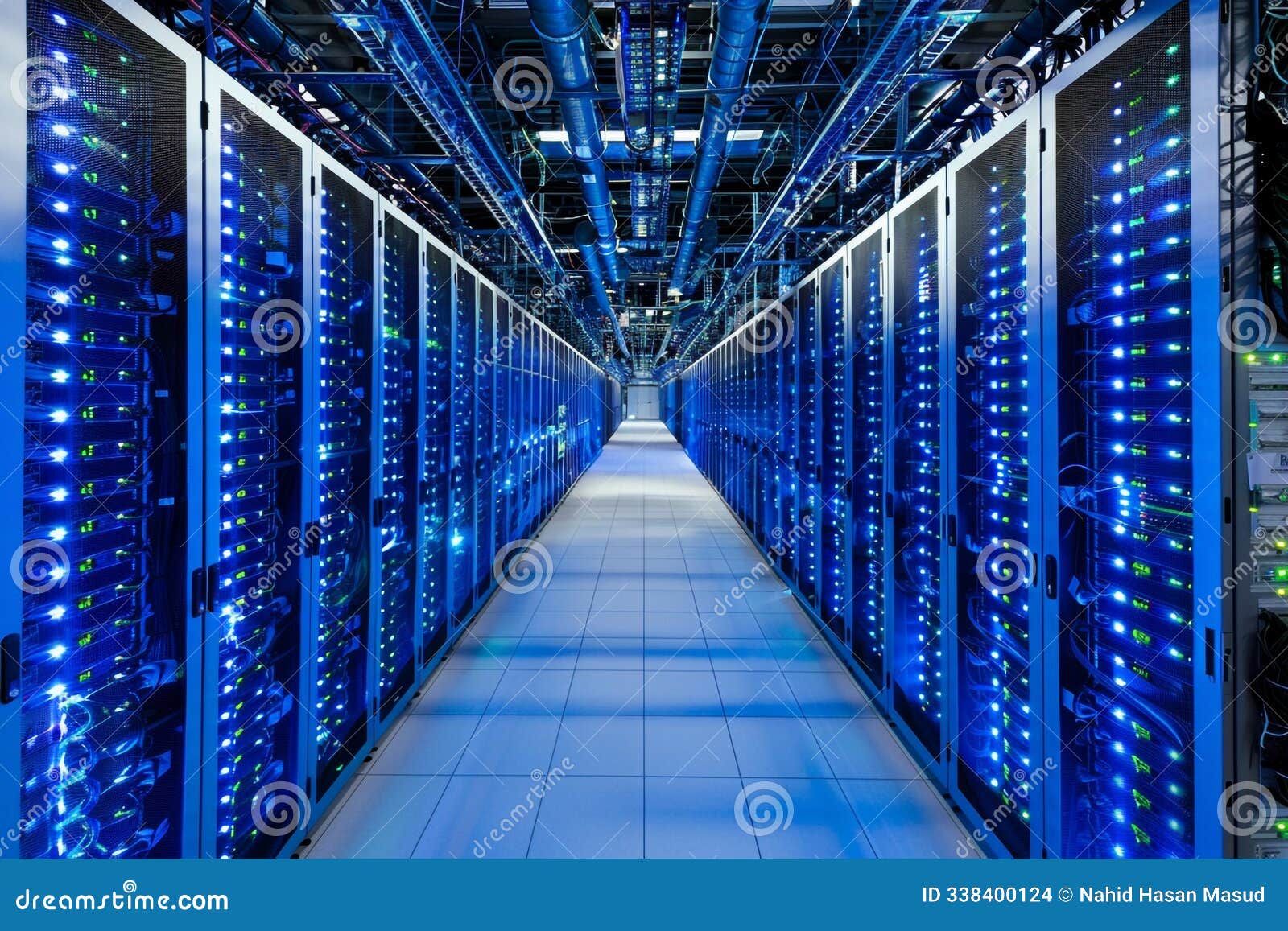 Big Data Center Technology Warehous with Servers Information ...