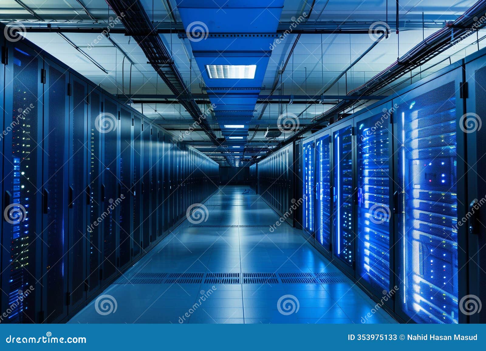 Big Data Center Technology Warehous with Servers Information ...