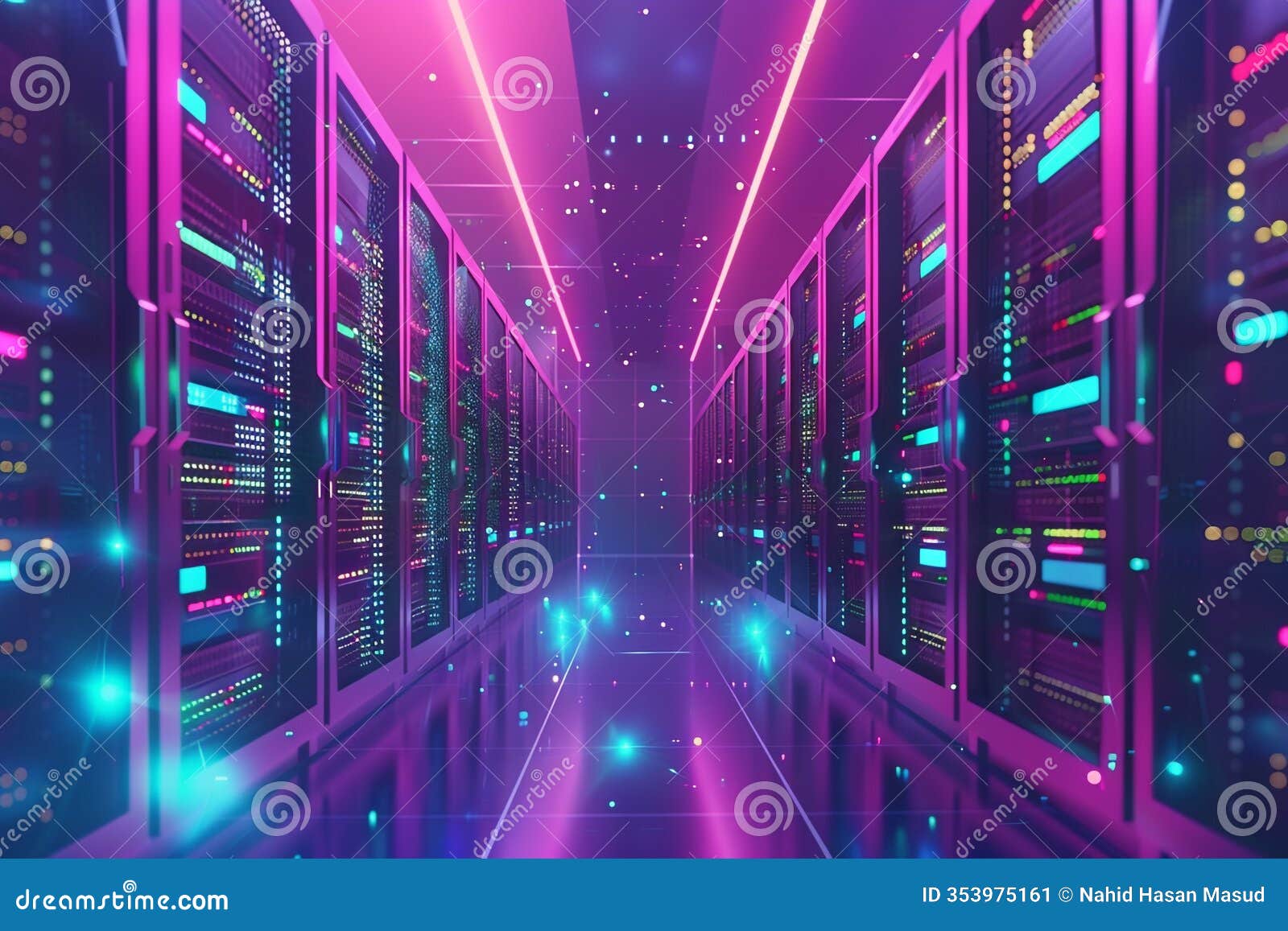 Big Data Center Technology Warehous with Servers Information ...