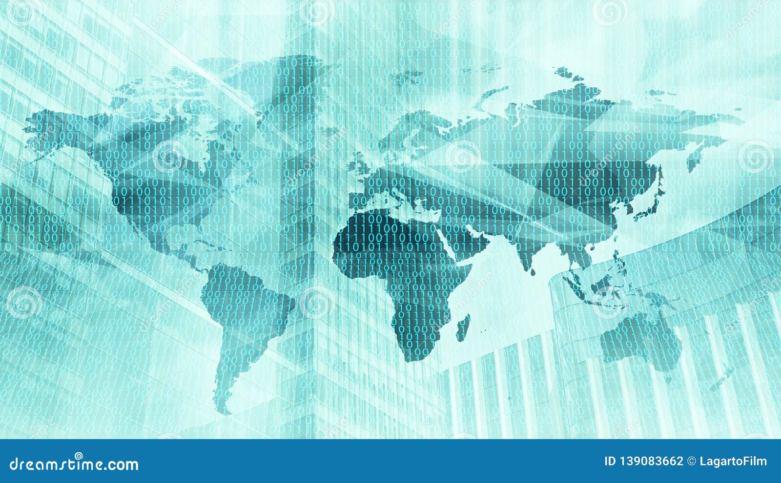 Big Data Chaos, Cyber Crime in Digital World Threats Stock Photo ...