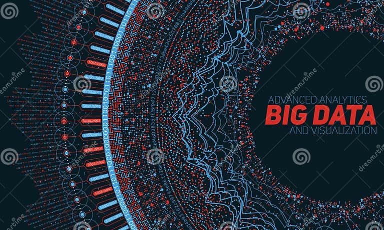 Big Data Circular Visualization. Futuristic Infographic. Information ...