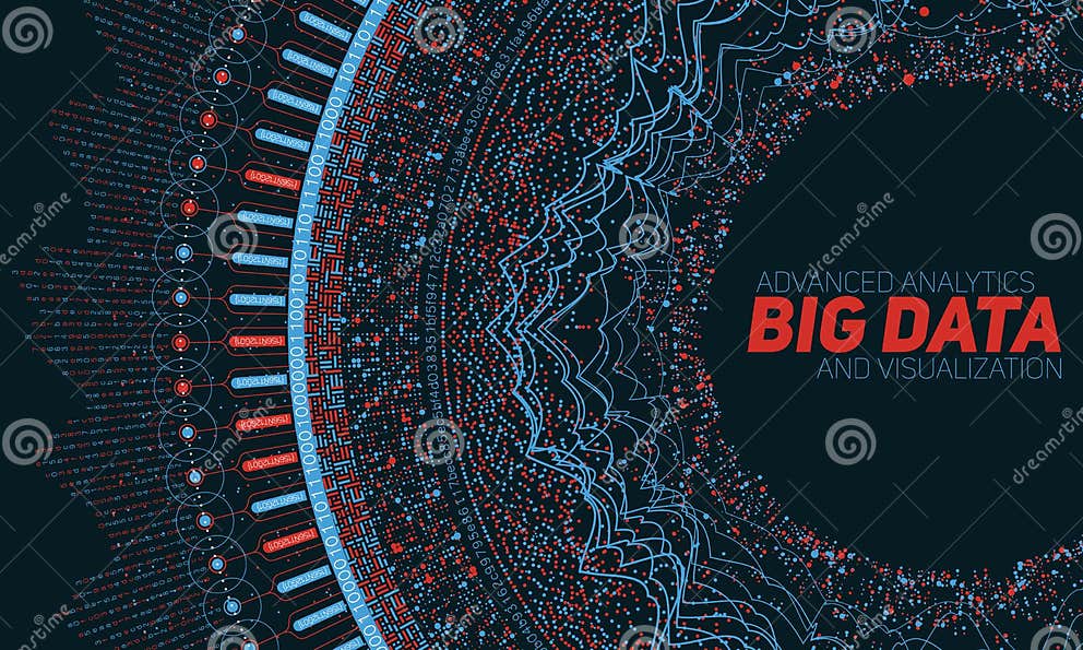Big Data Circular Visualization. Futuristic Infographic. Information ...