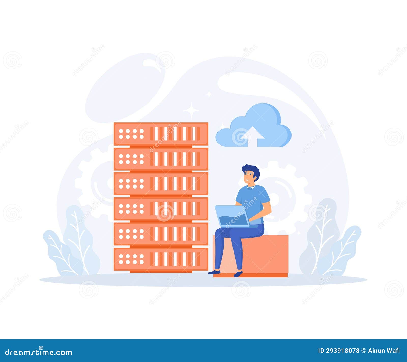 Big Data And Cloud Computing Business Characters Using Remote Servers To Analyzing Large Sets