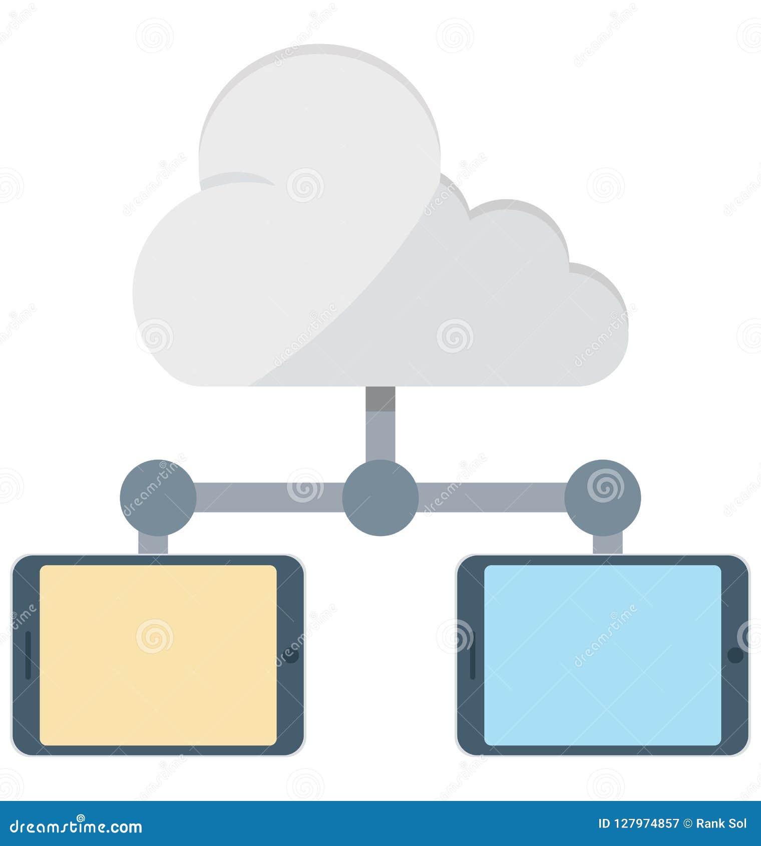 Big Data, Cloud Database Isolated Which Can Be Easily Edit or Modified Stock Vector ...