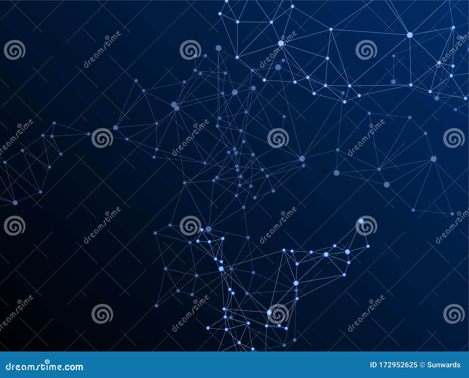 Big Data Cloud Scientific Concept. Stock Vector - Illustration of ...