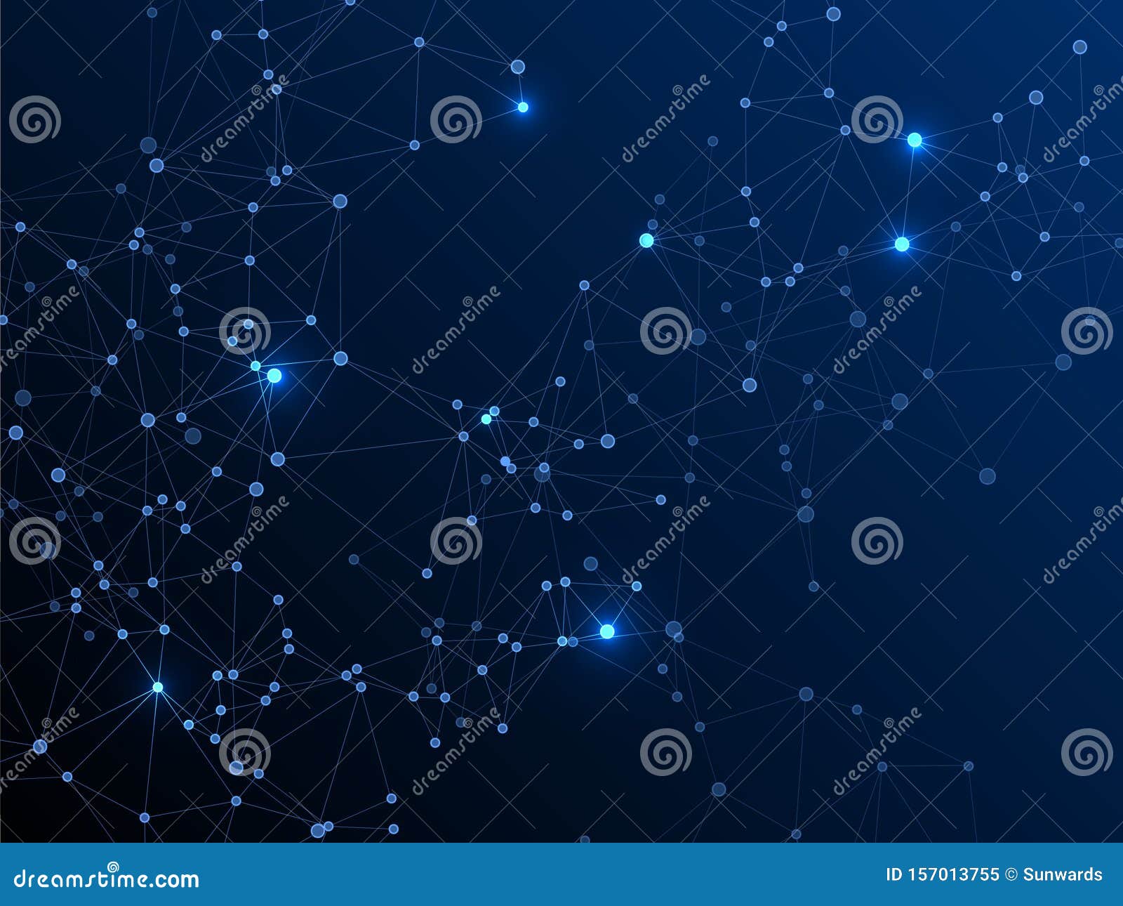 Big Data Cloud Scientific Concept. Stock Vector - Illustration of ...
