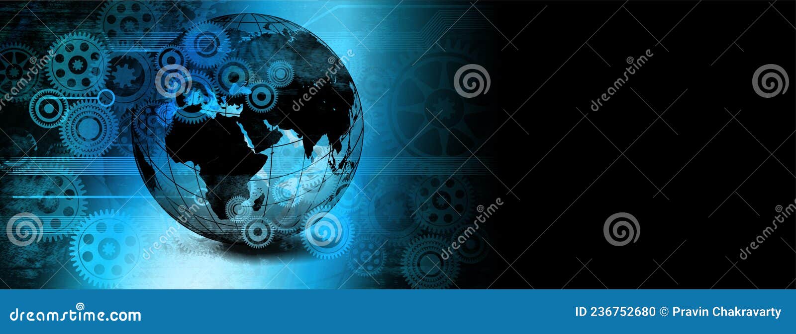 Big Data Cogs Circuit Global Background Flowing Number One And Zero Text In Binary Code Format