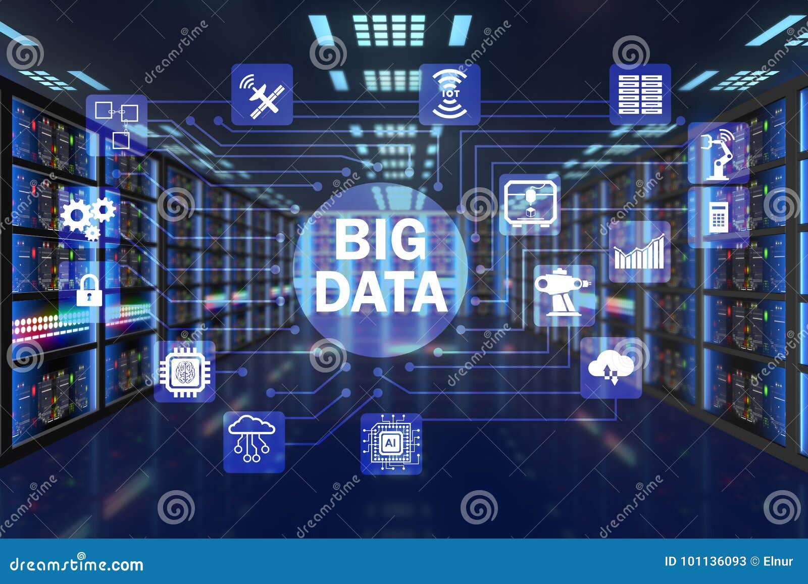 The Big Data Computing Concept of Modern it Technology Stock ...