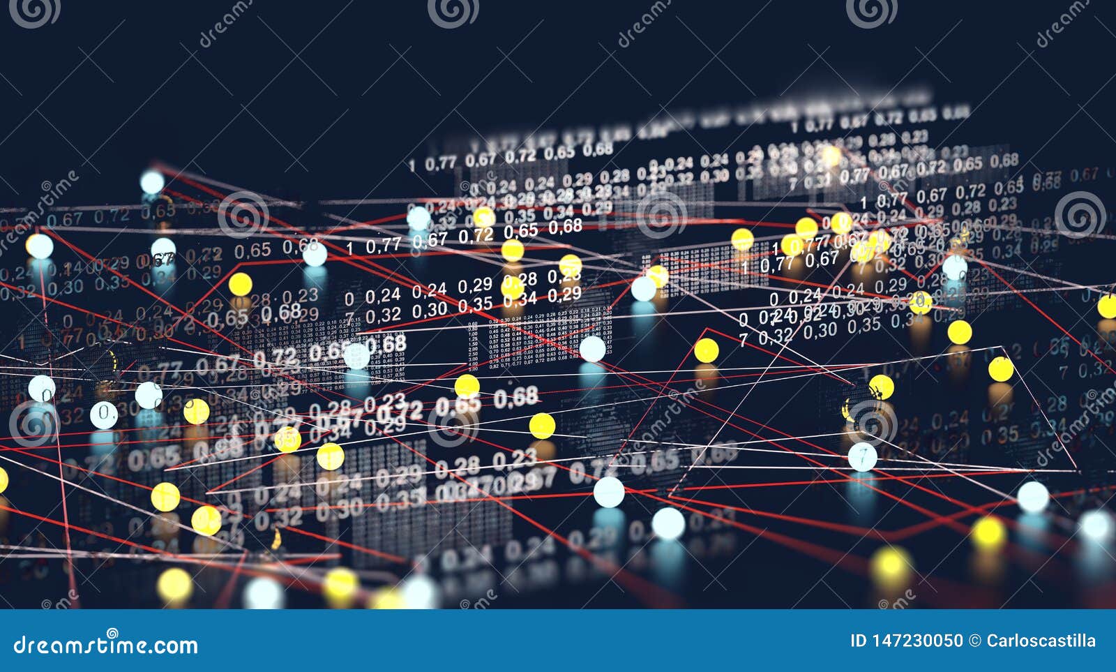 Big Data and Computing Tools Abstract Background Stock Illustration - Illustration of ...