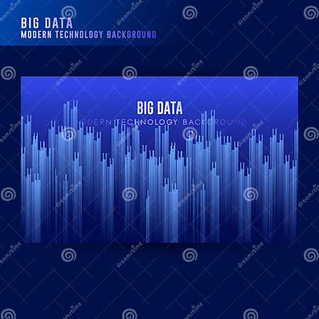 Big Data Concept Background. Digital Technology Abstract Background ...