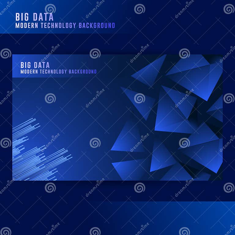 Big Data Concept Background. Digital Technology Abstract Background ...