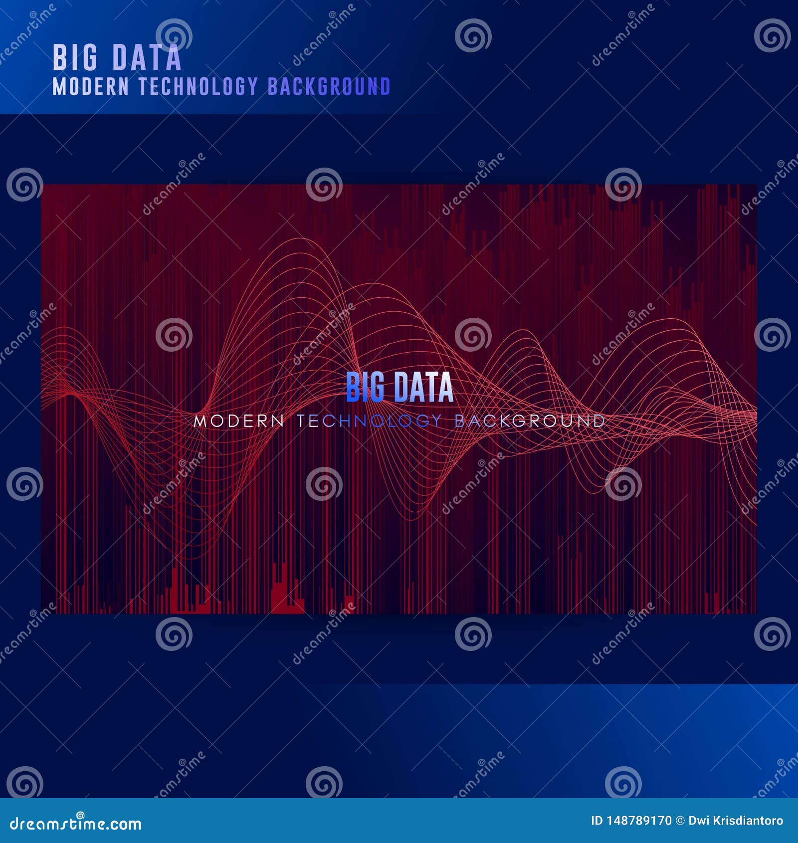 Big Data Concept Background. Digital Technology Abstract Background ...