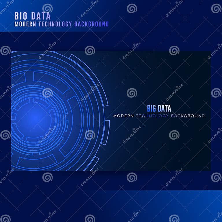 Big Data Concept Background. Digital Technology Abstract Background ...