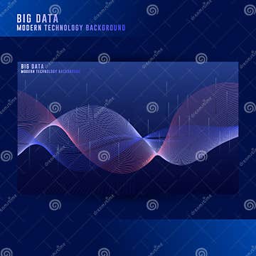 Big Data Concept Background. Digital Technology Abstract Background ...