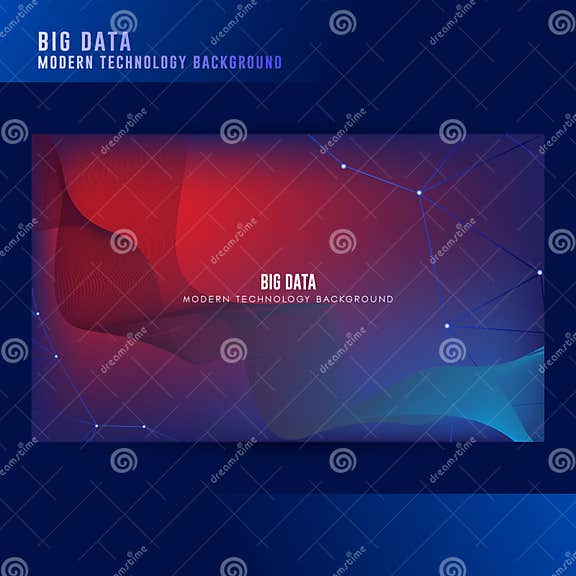Big Data Concept Background. Digital Technology Abstract Background ...