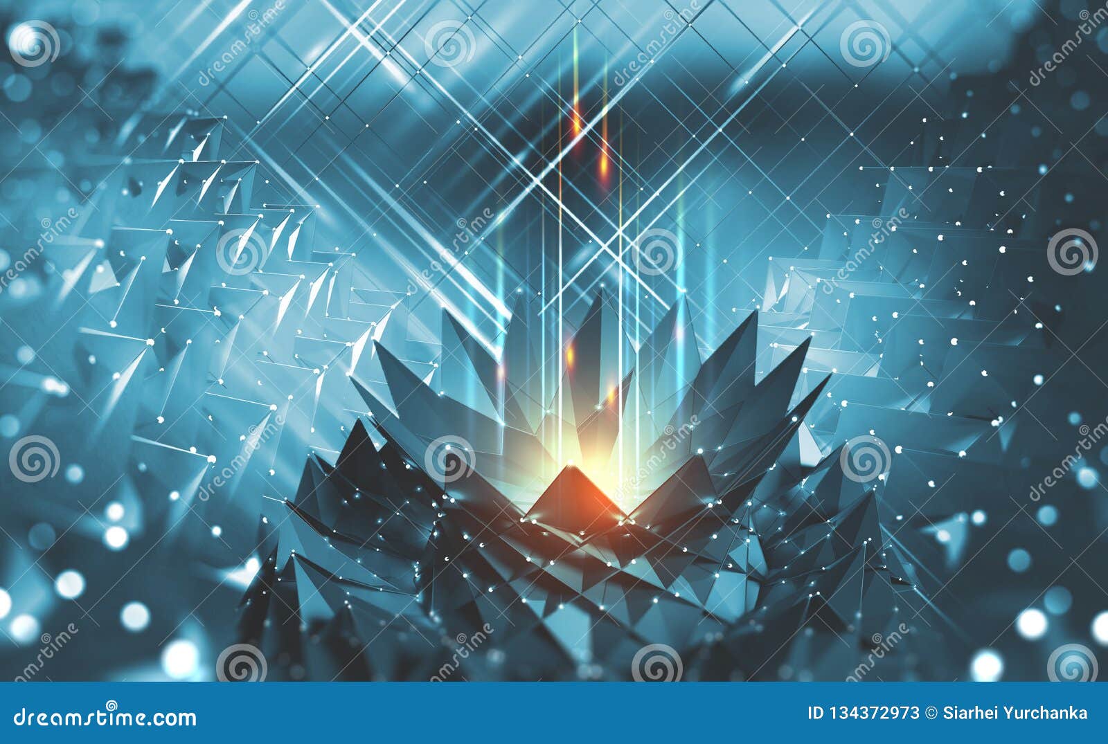 Big Data Concept. Neon Light Flashes On A Technological Background ... Big Data Concept. Neon Light Flashes On A Technological Background ...