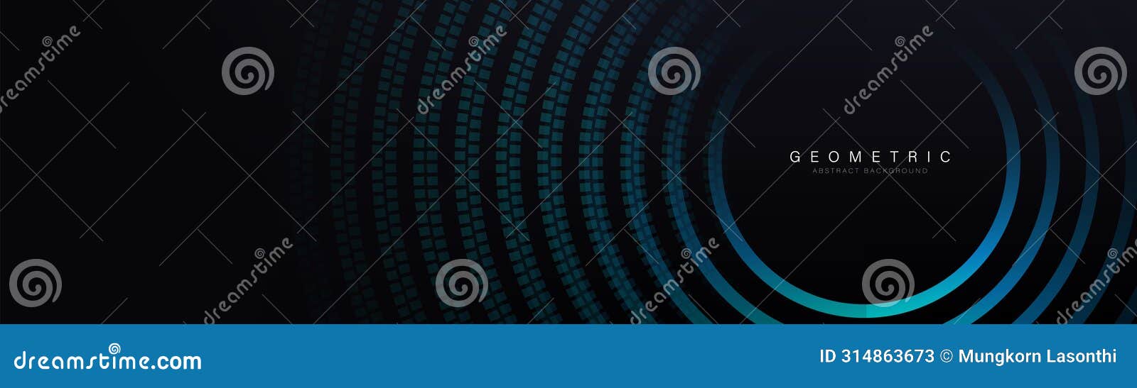 Big Data Connection Futuristic Technology. Abstract Background with Blue Glowing Geometric ...