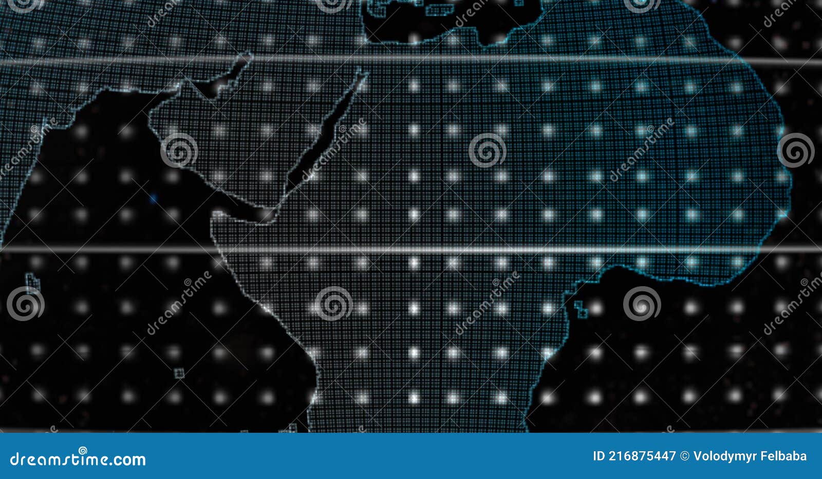 Big Data 3d Earth. Binary Code Surrounding Globe Rotating. Retro ...