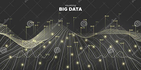 Big Data 3d. White Business Information Stock Vector - Illustration of ...