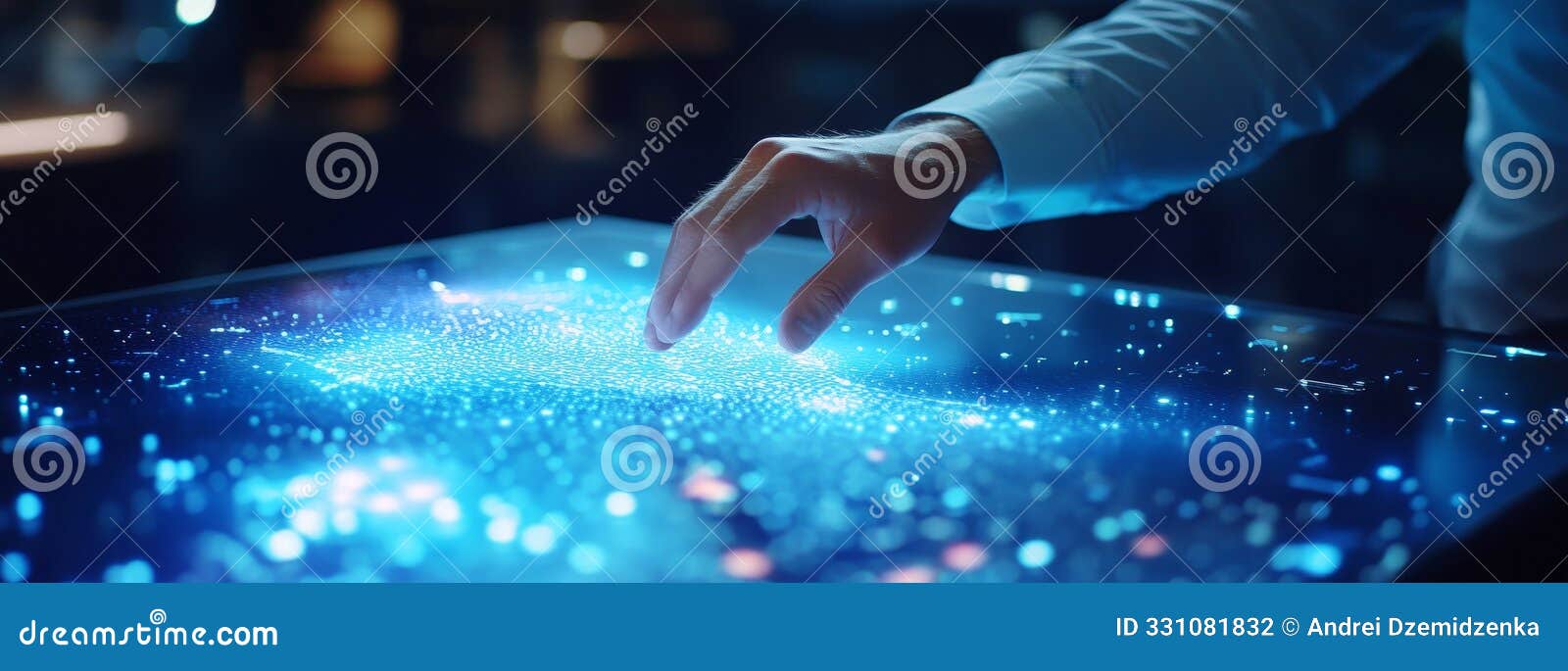 Big Data, Digital Technology, Internet Global Network, Computer Programmer with a Virtual ...