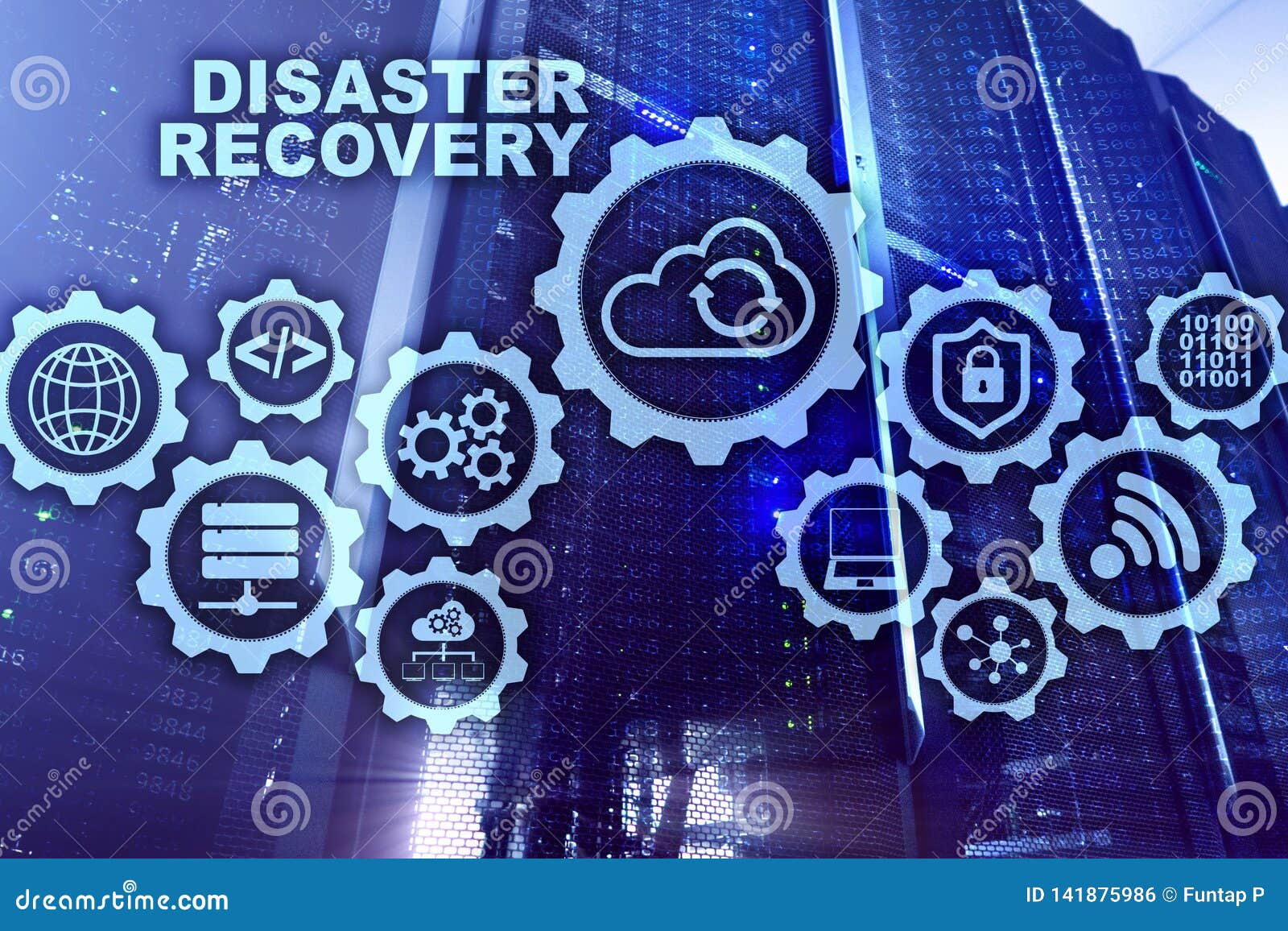 Big Data Disaster Recovery Concept. Backup Plan Stock Photo - Image of ...