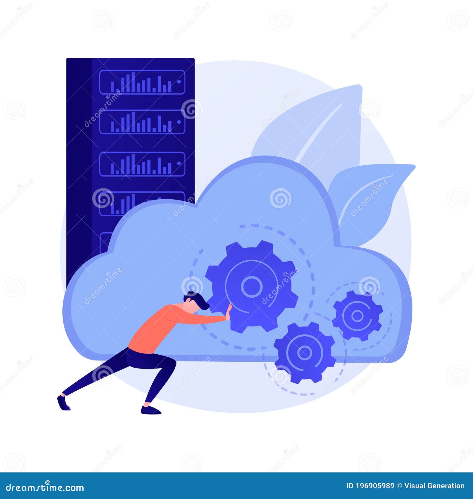 Big Data Engineering Abstract Concept Vector Illustration. Stock Vector ...