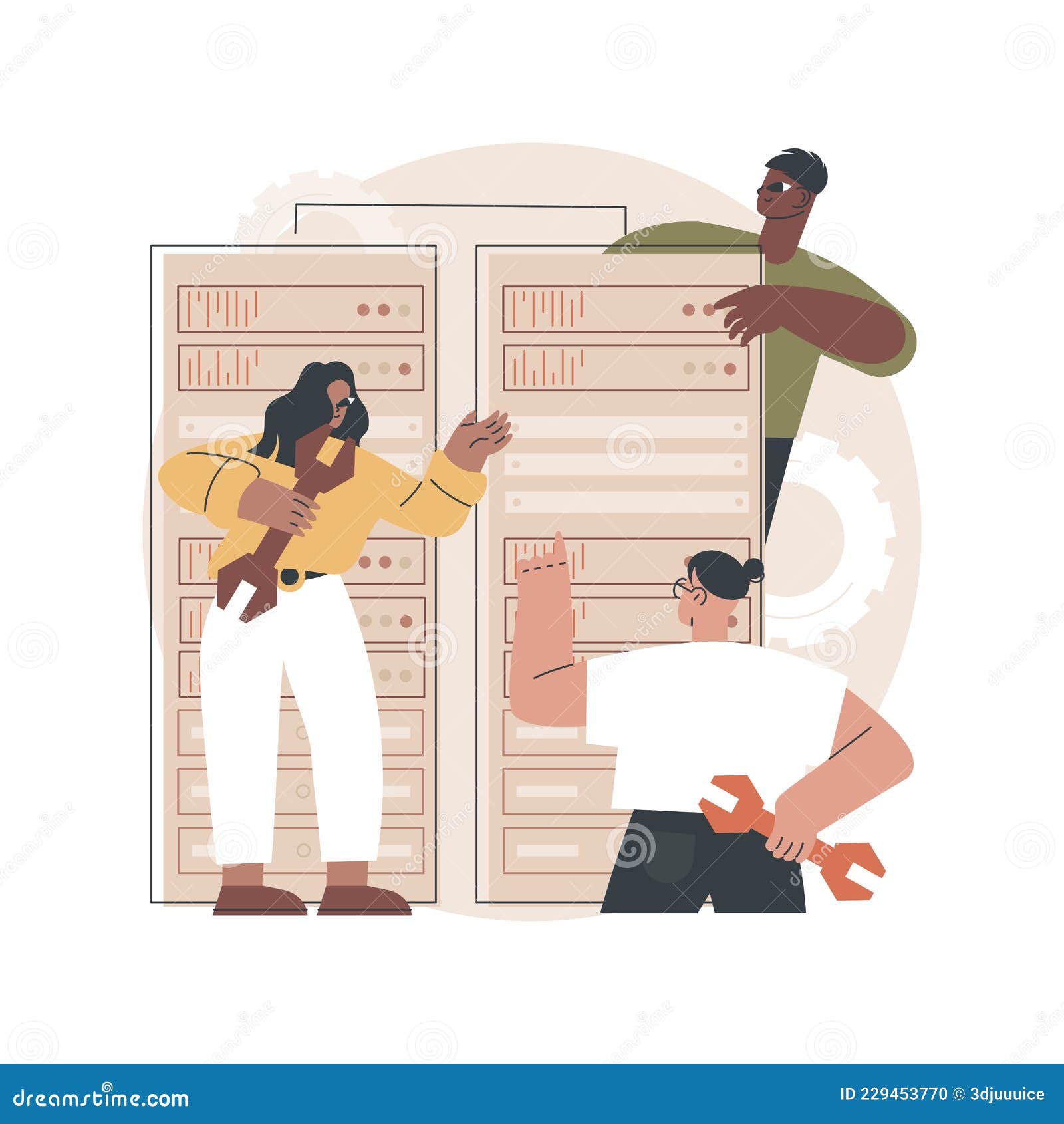 Big Data Engineering Abstract Concept Vector Illustration. Stock Vector ...