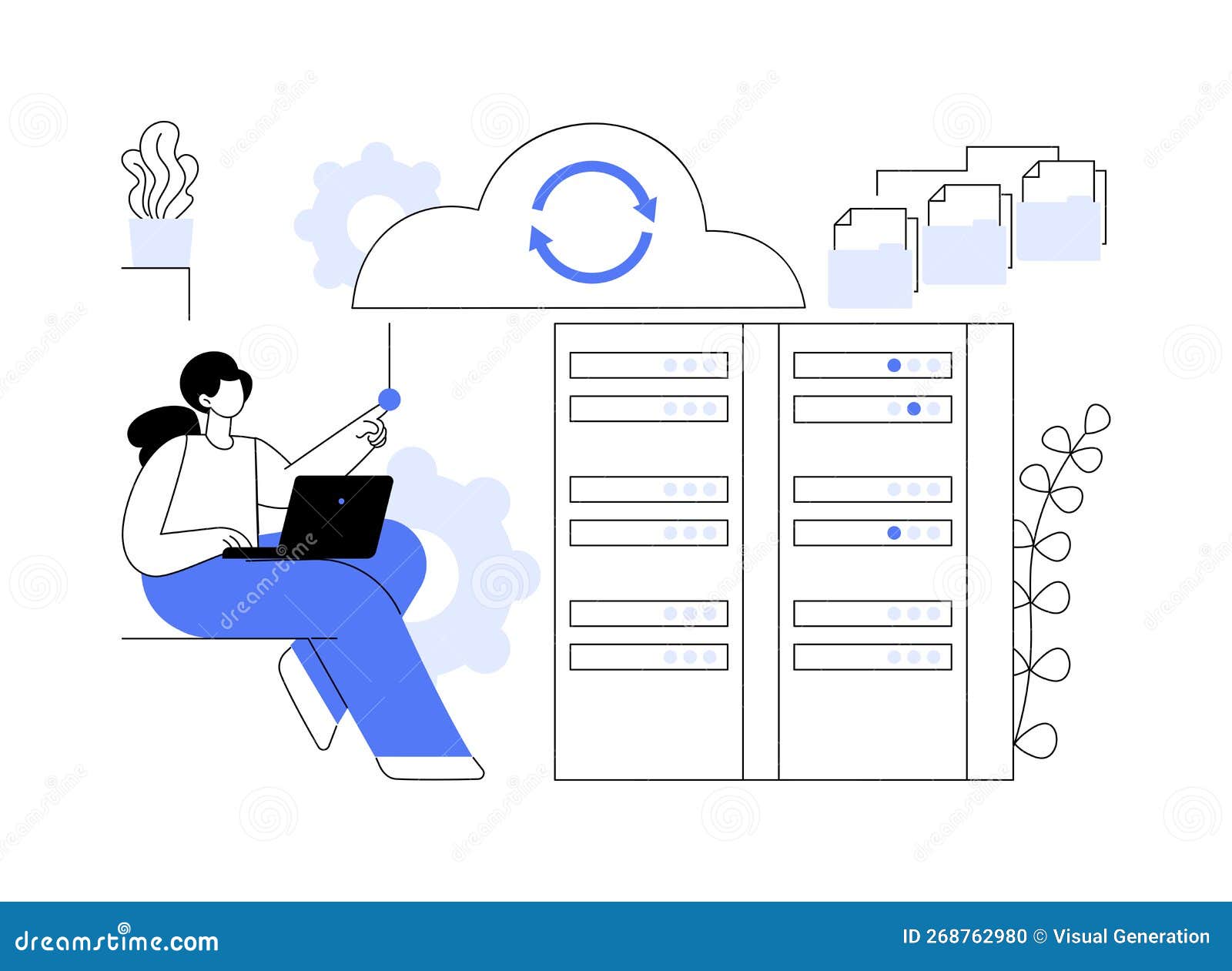 Big Data Engineering Abstract Concept Vector Illustration. Stock Vector ...