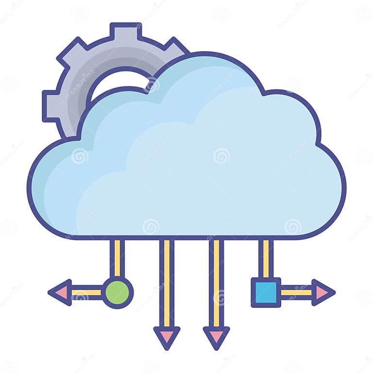 Big Data Fill Vector Icon Which Can Easily Modify or Edit Stock Vector ...