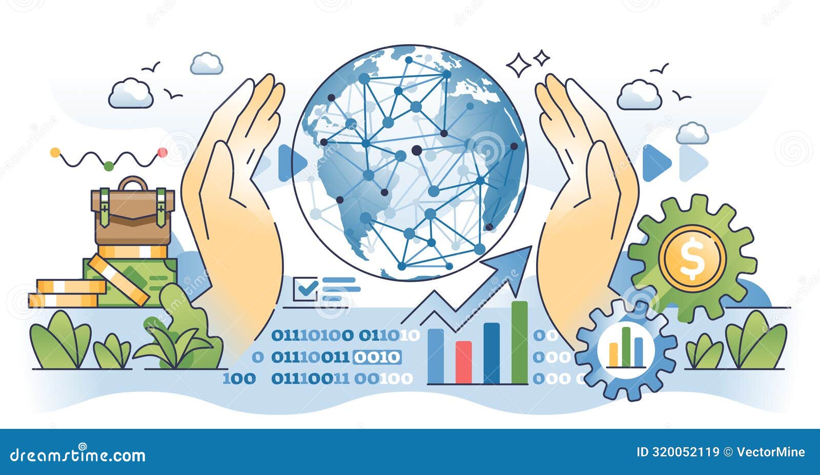 Big Data Finance As Information Collection about Money Outline Hands ...