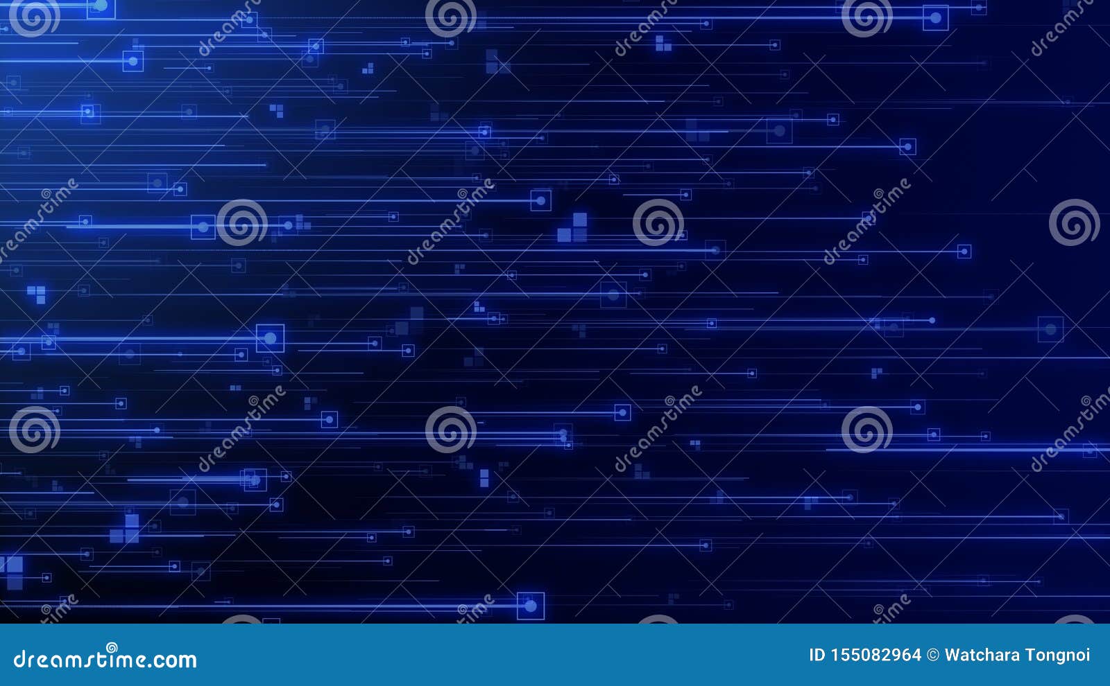 Big Data Flow Data Analysis Cloud Computing with Binary Code Stock Illustration - Illustration ...